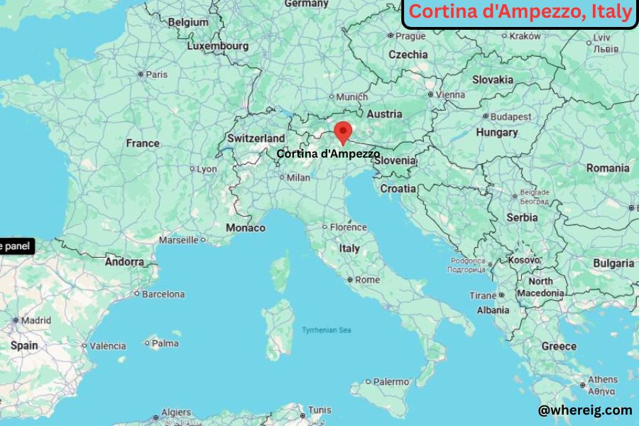 Where is Cortina, Italy? Cortina d'Ampezzo Location Map, Geography ...