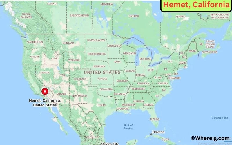 Where is Hemet in Riverside County, CA, USA? | Location Map of Hemet ...