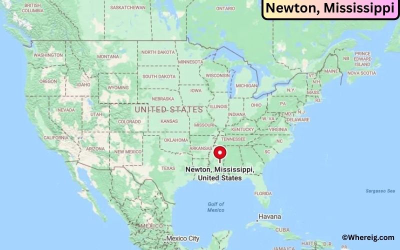 Where is Newton, MS, USA? | Location Map of Newton, Mississippi