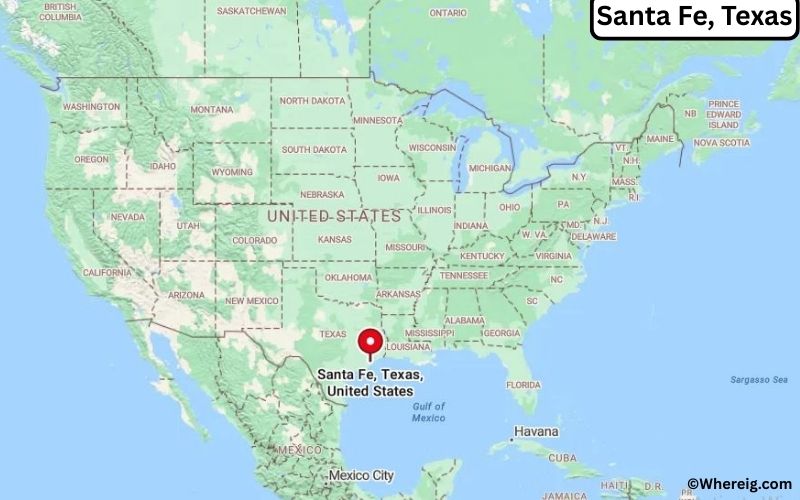 Where is Santa Fe, TX, USA? | Location Map of Santa Fe, Texas