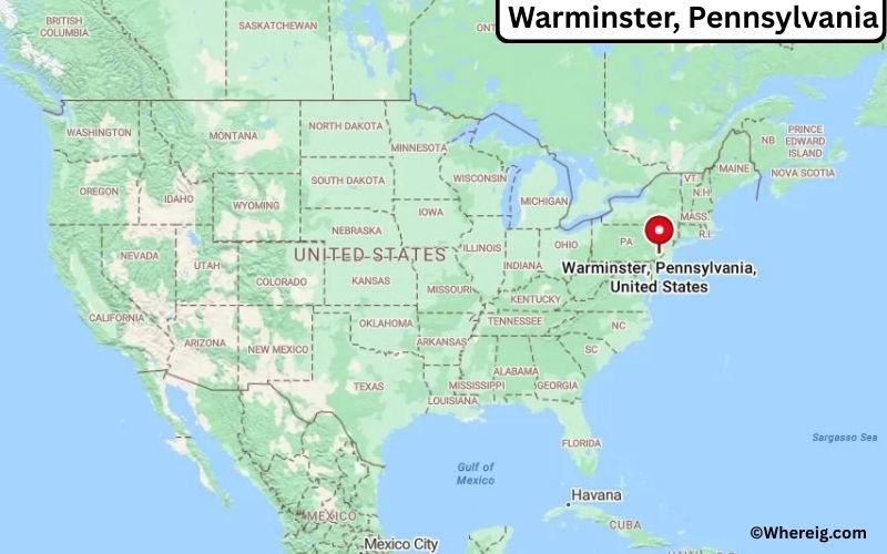 Where is Warminster, PA, USA? | Location Map of Warminster, Pennsylvania